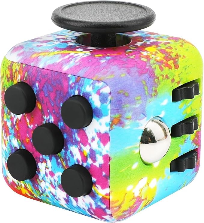 Fidget Cube with 6 Sides Stress Relief Fiddle Toys Fidget Toys for ...