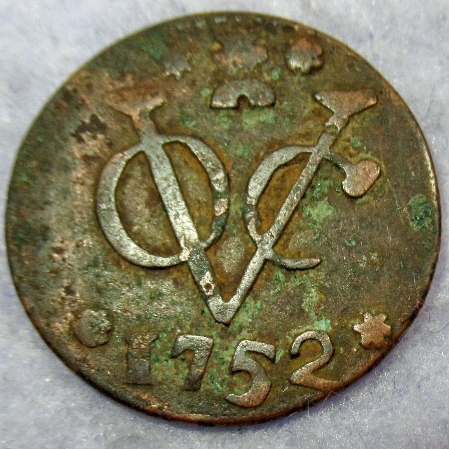 Certificate of Authenticity 1752 New York Penny VOC Zeeland Dutch ...