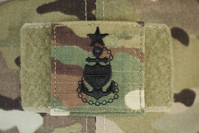 USCG US COAST GUARD I/A MULTICAM OCP E-8 HOOK BACK CAMOUFLAGE CAMO ...