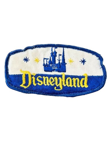 Disney Disneyland VTG Castle Patch Blue Border Rare 1970s Era Shirt ...