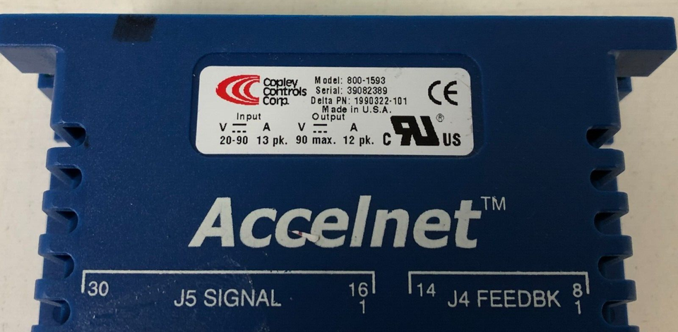 800-1593 / ACCELNET DIGITAL DRIVER 90V MAX / COPLEY CONTROLS CORP | eBay