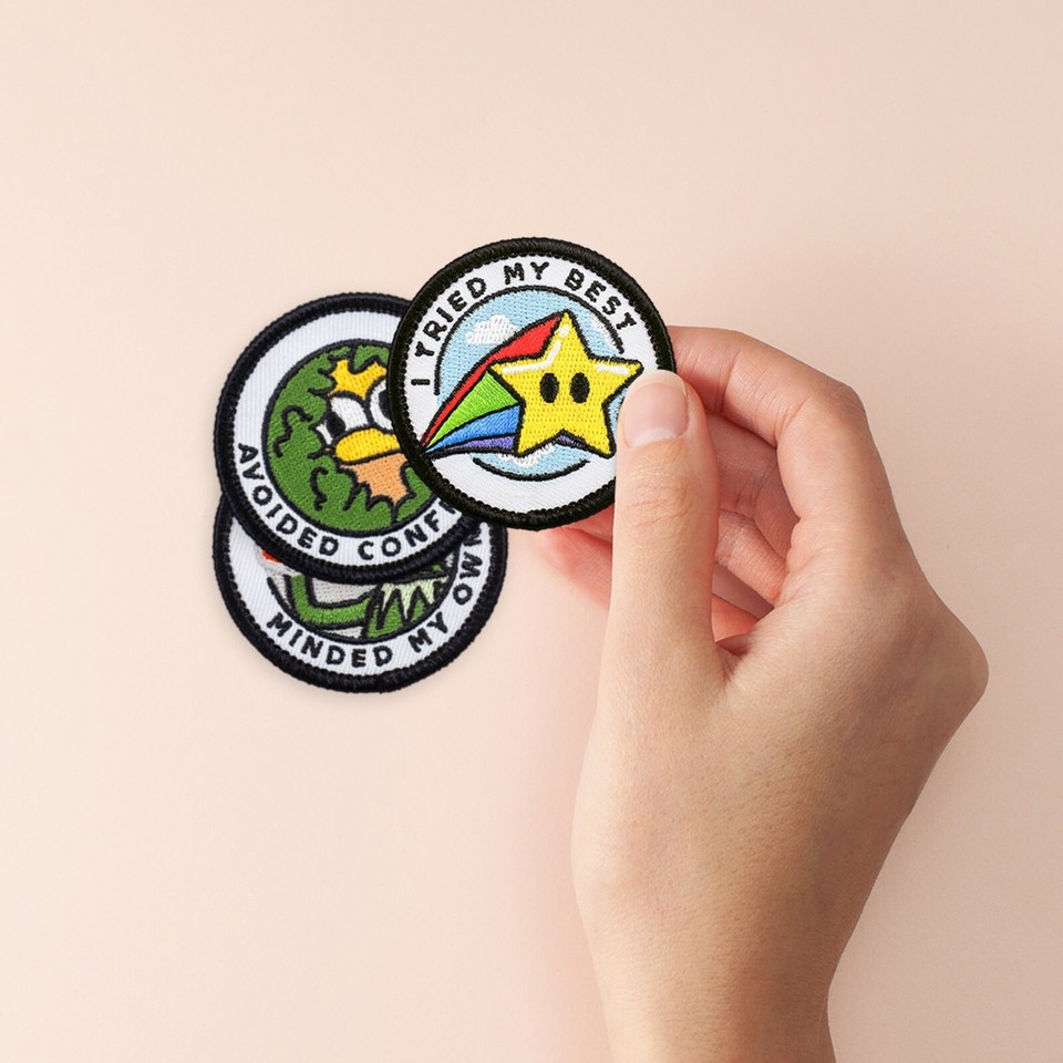 Adult Merit Badge Embroidered Iron-On Patches (Funny - Set 1) | eBay