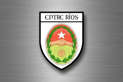Autocollant sticker adhesif drapeau blason ville souvenir entre rios ...