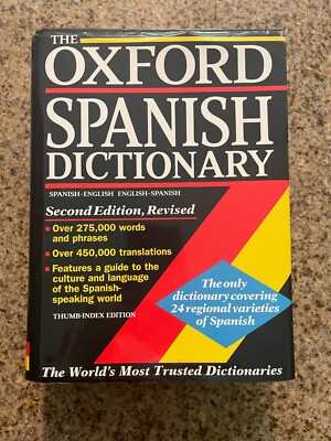 The Oxford Spanish Dictionary - Second edition, revised - USED-VERY ...