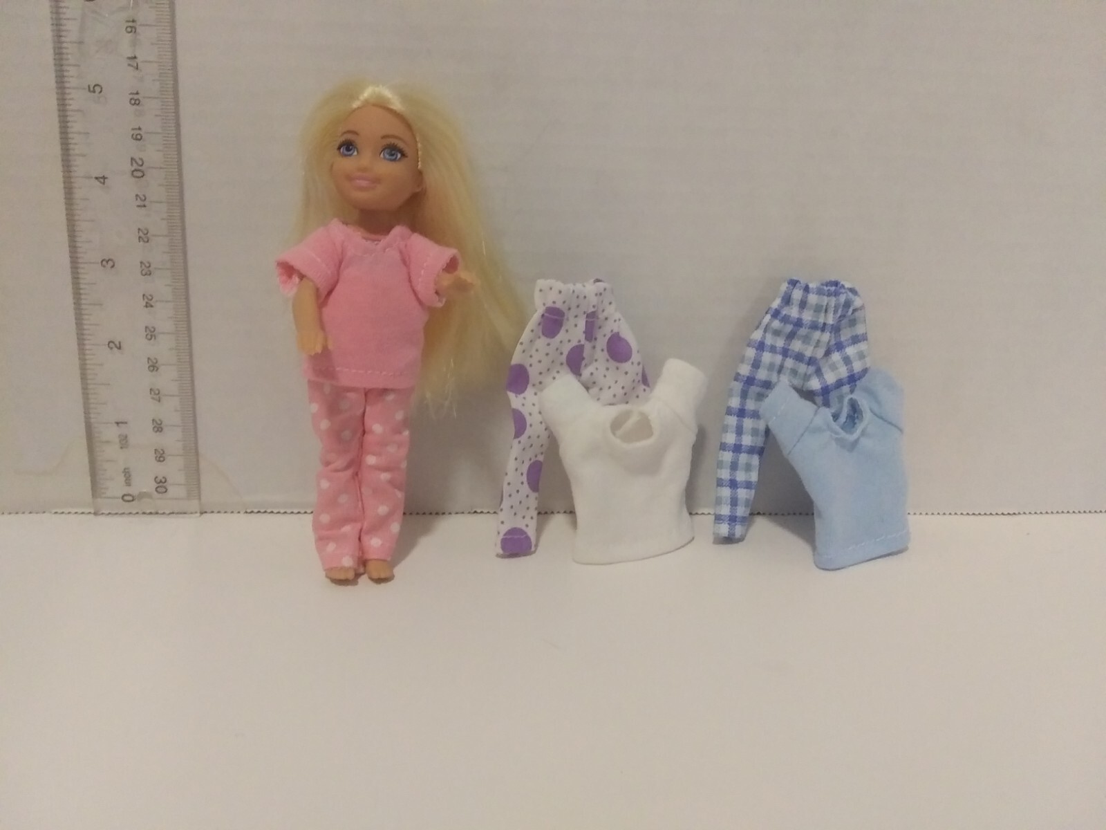 Doll Clothes Handmade to fit Chelsea Barbie doll- Lot of 3 set-Pants ...