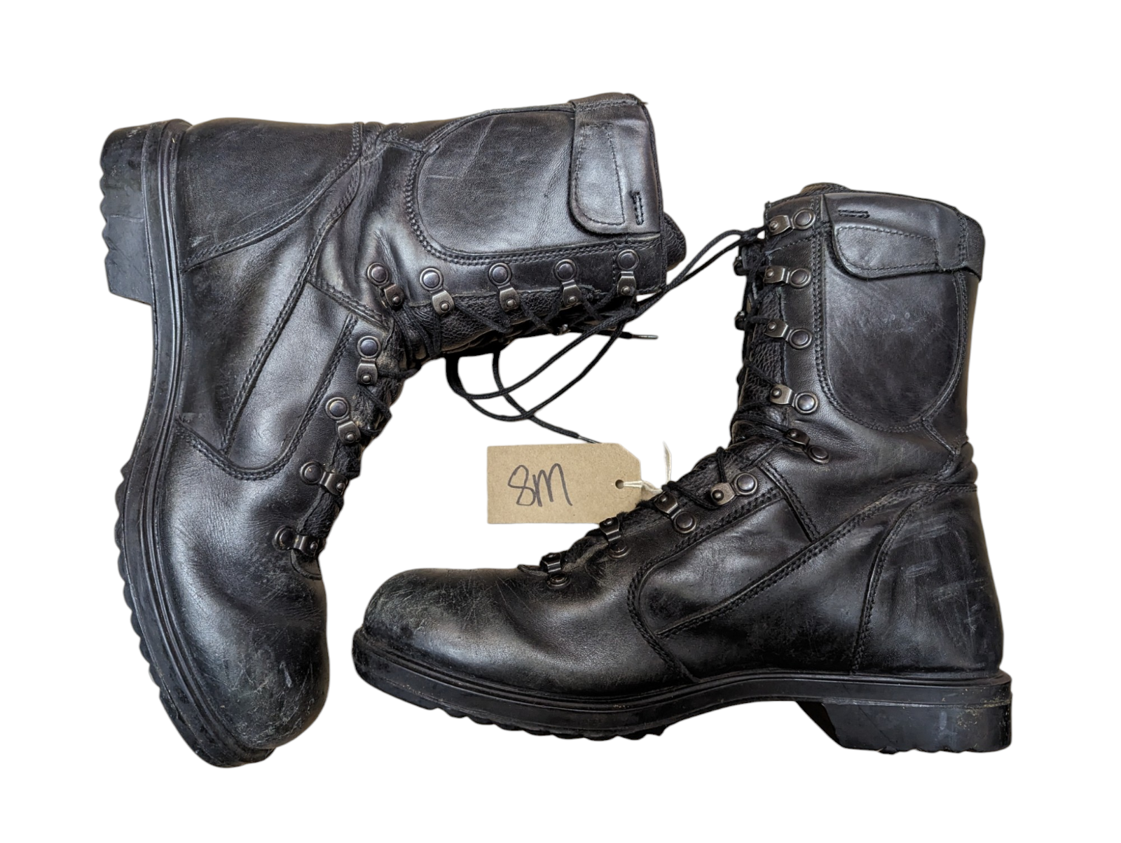 British RAF Air Crew YDS Black Swift Hawk Leather GoreTex Boots Size 8M ...