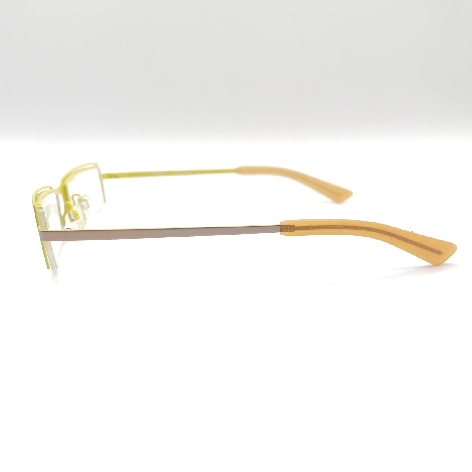 Mozaik Brille MO-1001 G6 halbrand Metall 49/18 135 Senf/Goldfarbend ...