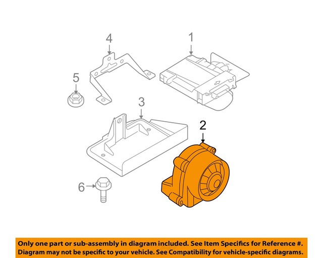 OEM 2008-2010 BMW 535xi Anti Theft Alarm Siren 65759243750 for sale ...