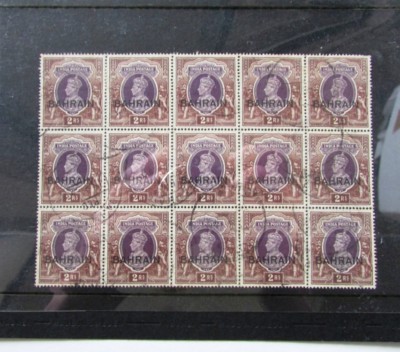 BAHRAIN BRITISH COLONY SCOTT 33 BLK 16 A (CAT $144)1940 USED | eBay