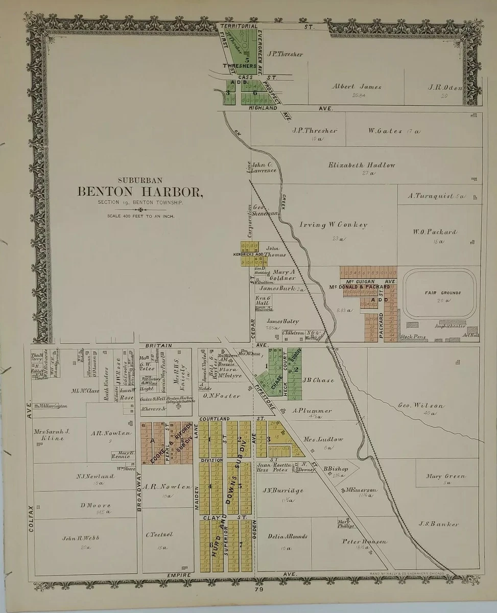 Benton Harbor Michigan Map