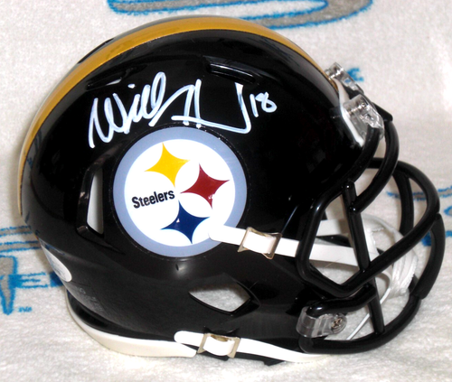 WILL HOWARD SIGNED PITTSBURGH STEELERS SPEED MINI HELMET Ohio State J.S ...