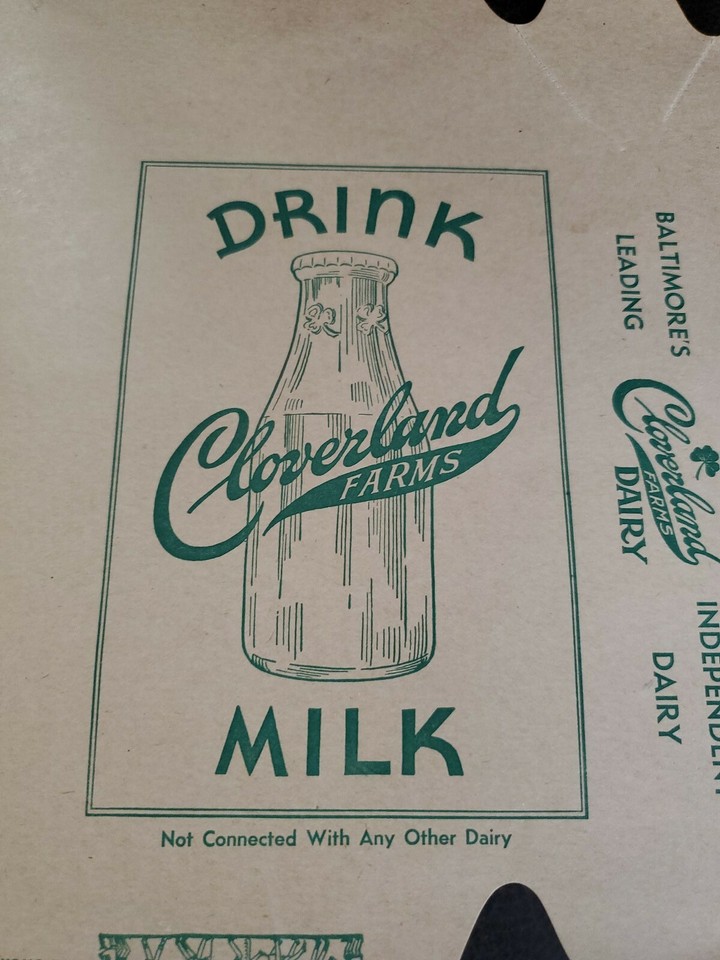 Vintage 1930s Cloverland Farms Baltimore Md Childs Bookcover Baseball ...