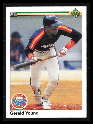 Gerald Young 1990 Upper Deck #196b Houston Astros | eBay