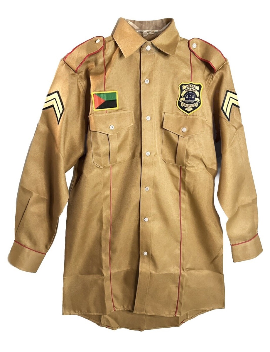 Police Uniform Shirt Costume Halloween Female Police Costume Black