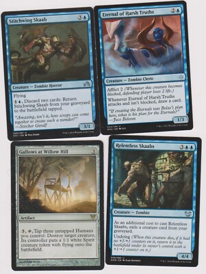 ZOMBIE -HUMAN BLUE DECK 40 CARDS N-MINT MTG MAGIC JI1-10 | eBay