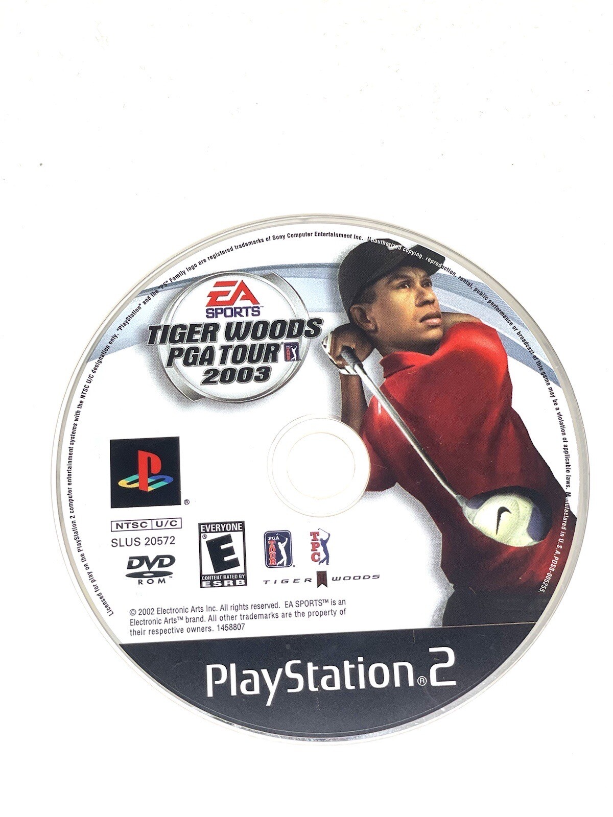 Tiger Woods PGA Tour 2003 PlayStation 2 PS2 Video Game Disc Only Clean ...