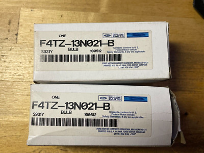 2 Pack of Ford F4TZ-13N021-B Bulb, Head Light (Genuine), New in the Box ...