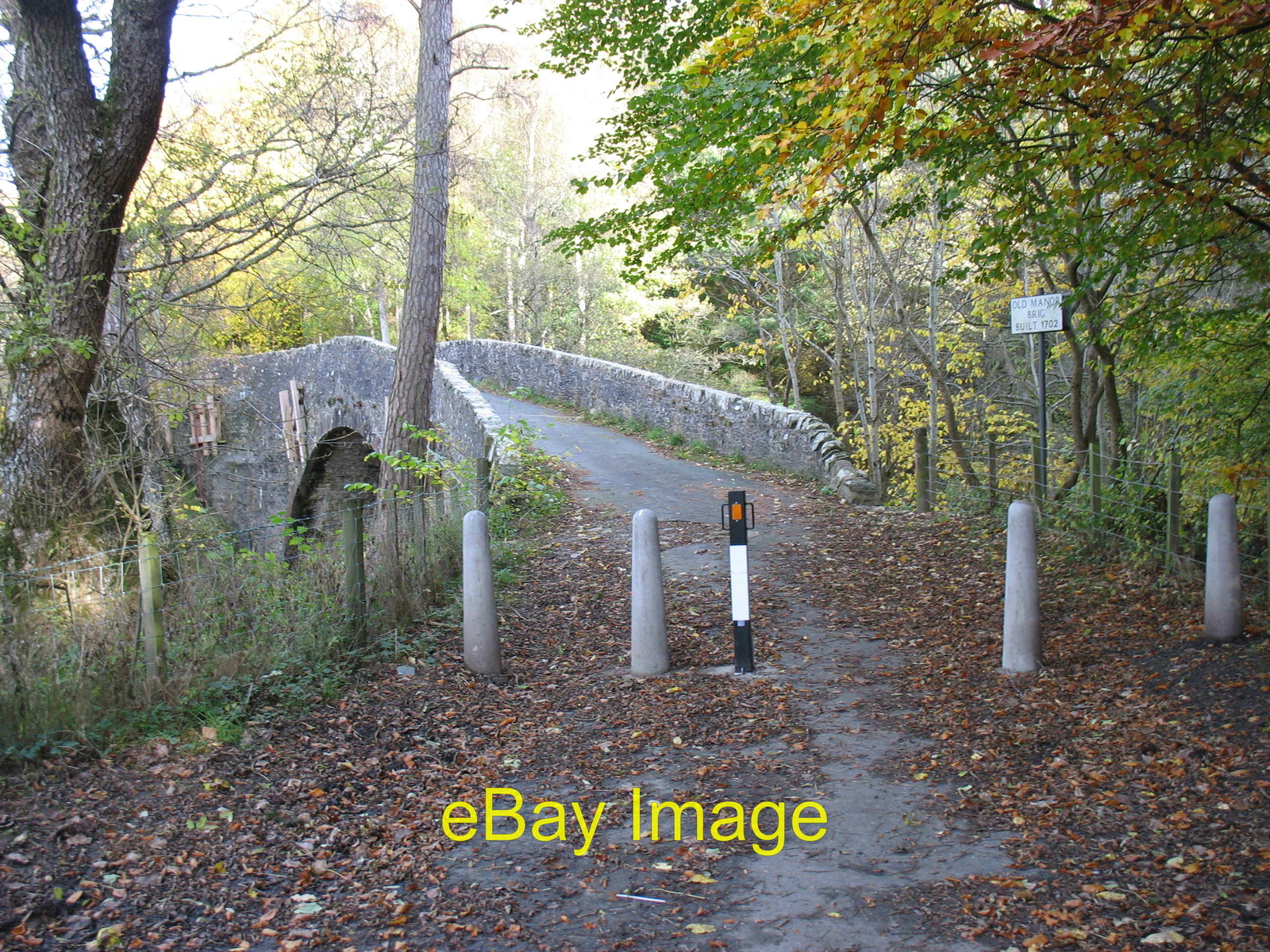 Photo 12x8 Old Manor Brig, built 1702 Peebles This bridge over Manor ...