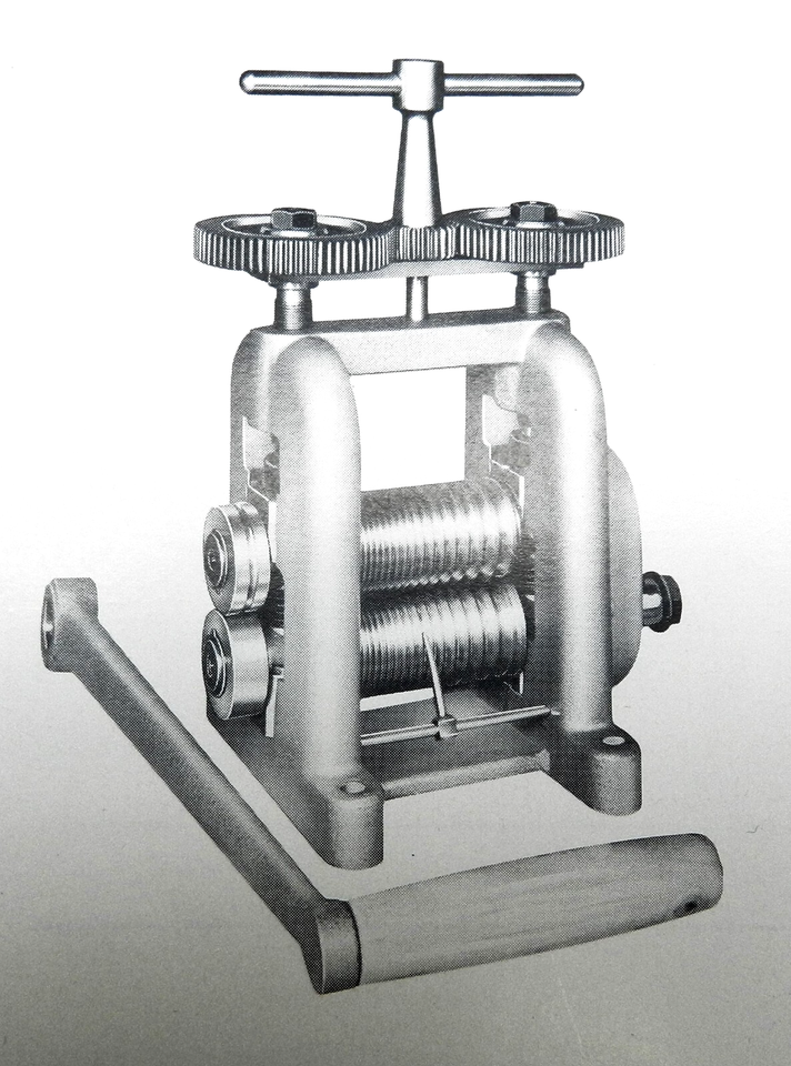 Filli Cavallin Wire Rolling Mill Mini 50mm Mod # F.50/27 Wire Range 2 ...