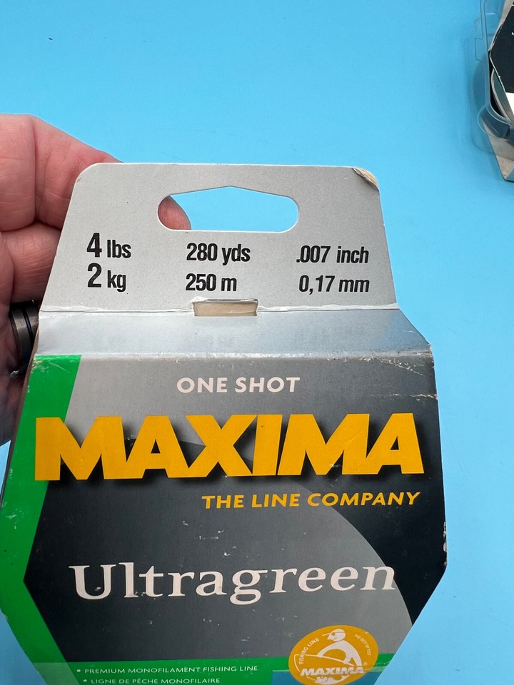 Maxima Ultragreen Monofilament Fishing Line 1 Shot Spool 4 lbs 280 ...