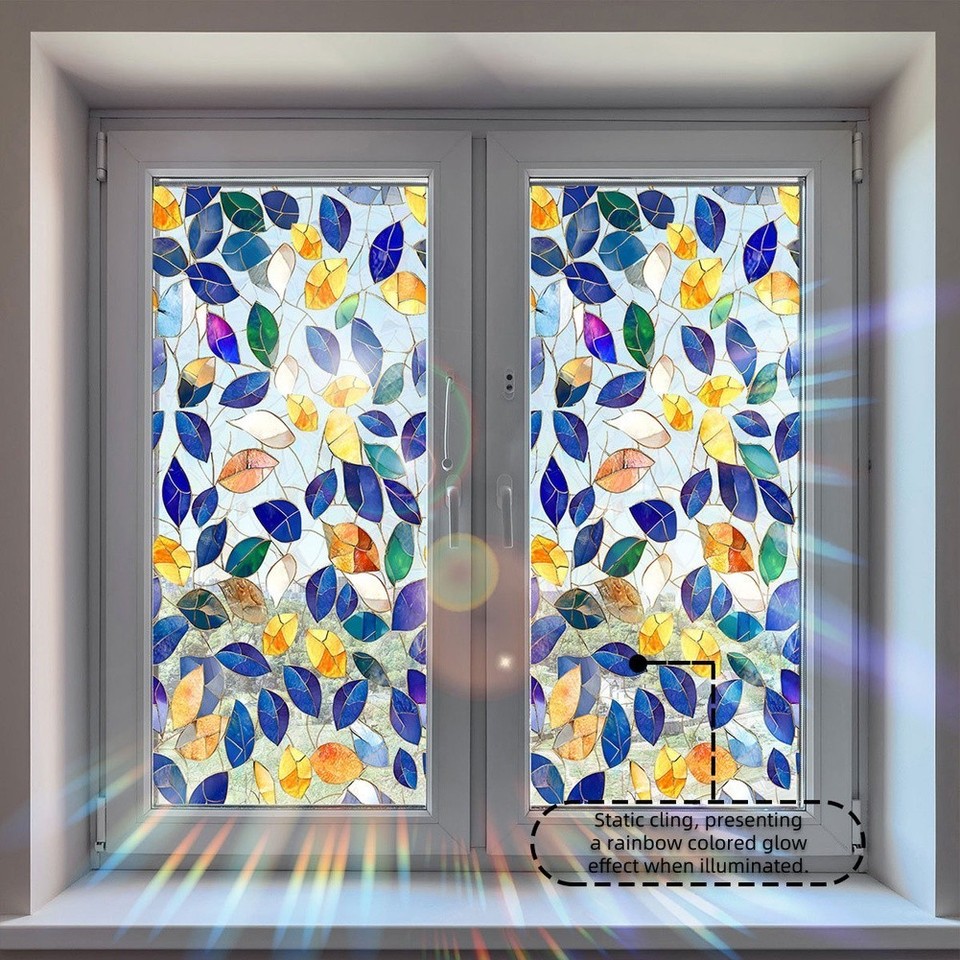 Light Filter Rainbow Window Film Glass Sticker Sheet Glass Effect ...