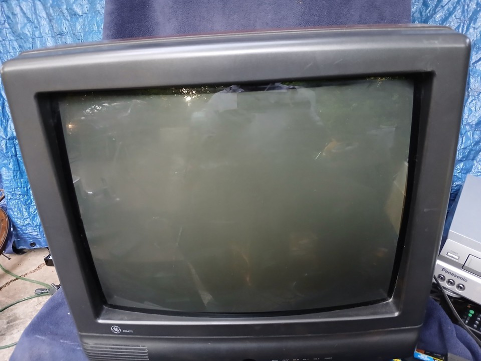 Vintage GE CRT Retro Wood Grain Gaming TV 20” 20GT320 | eBay