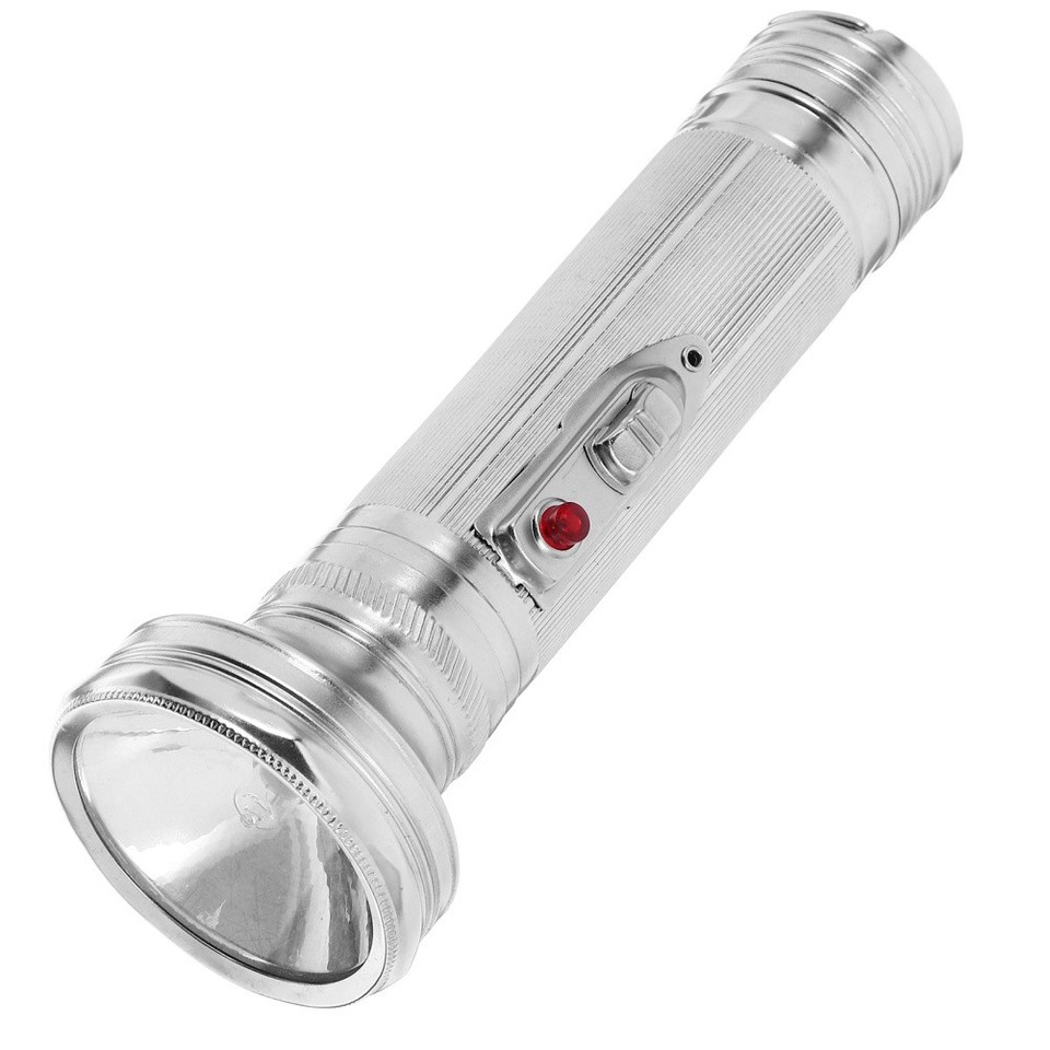Vintage Style Aluminum Flashlight Torch Retro Home Decor Party Lighting ...