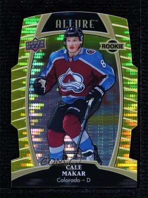 2019-20 Upper Deck Allure Rookies Yellow Taxi Cale Makar #80 Rookie RC ...