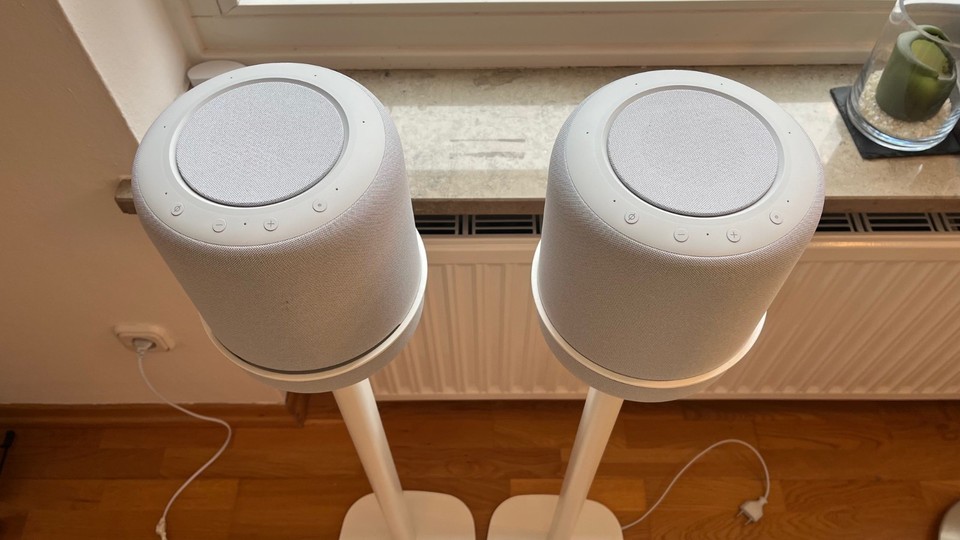 Echo Studio Amazon, Alexa, Smart Lautsprecher weiß, 2 Stück, mi.2 ...