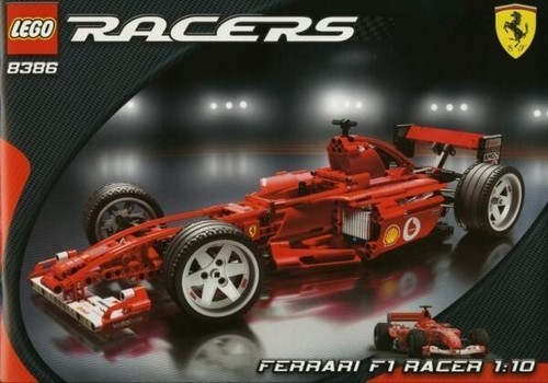LEGO Racers: Ferrari F1 Racer 1:10 Scale 8386 Building Blocks | eBay