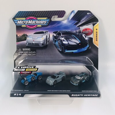Micro Machines #14 Bugatti Heritage Series 4 Chase 2021 | eBay