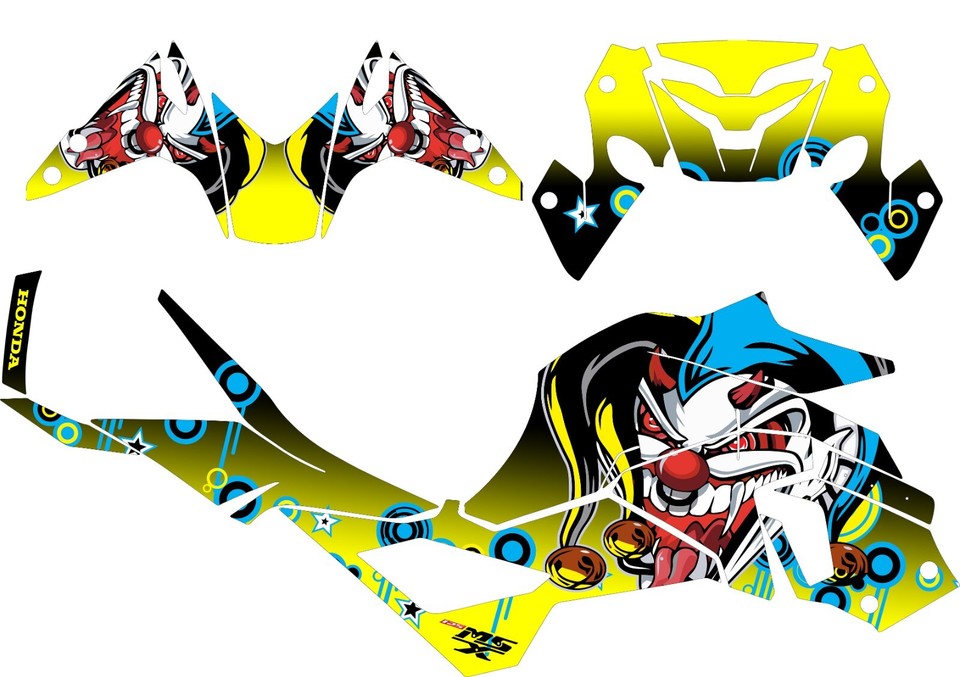 Honda MSX125 sticker Kit - Honda Grom sticker kit - msx graphics - grom ...