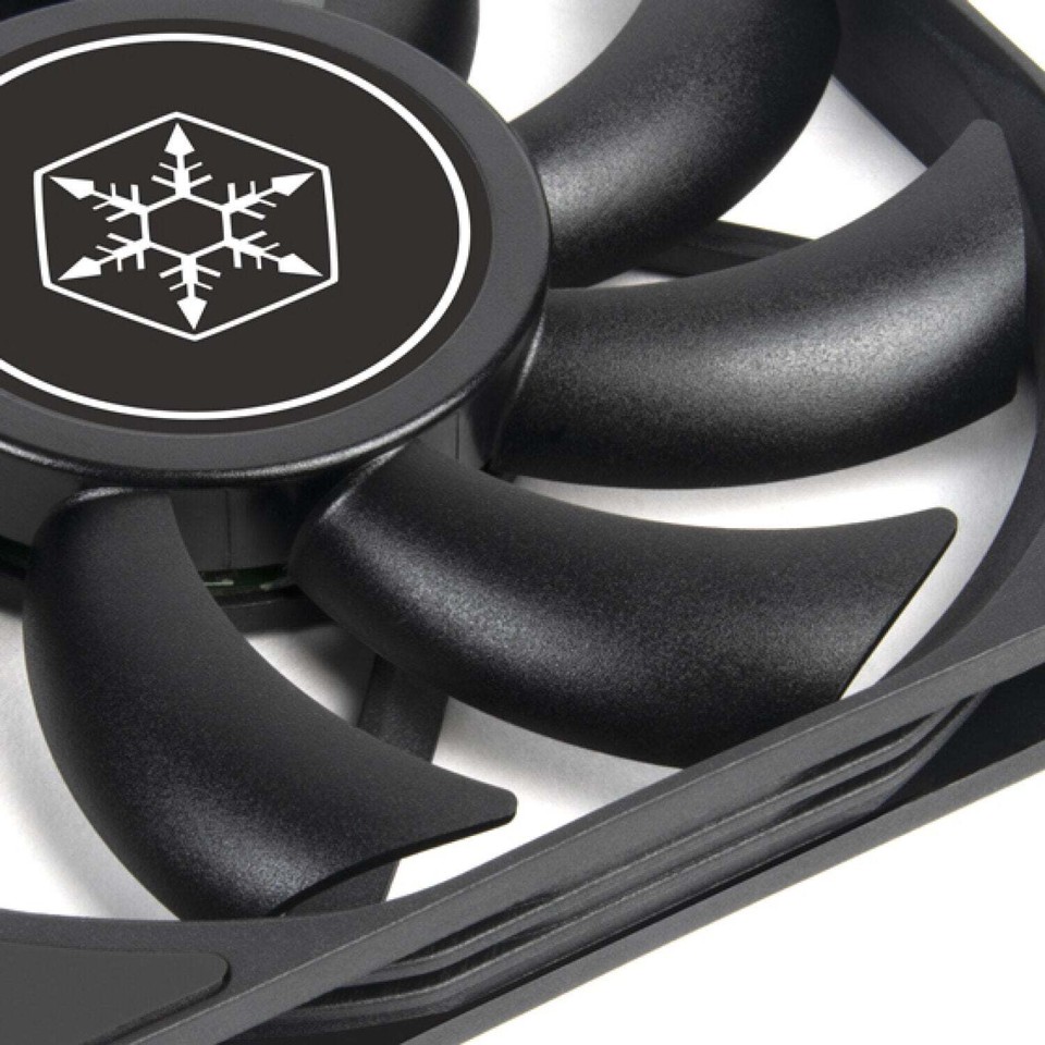SilverStone AS120B Air Slimmer Enhanced Performance 120mm Slim Fan | eBay