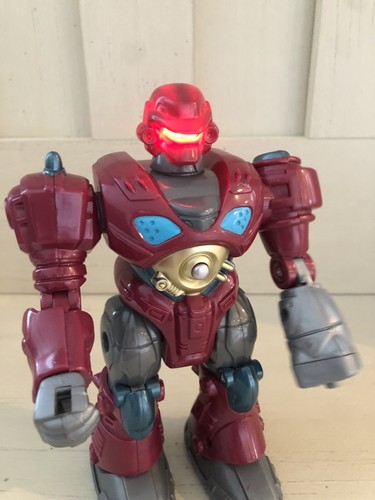 Cybotronix MARS Red Revo Walking Robot 7" Multi-Articulated Arms Light ...