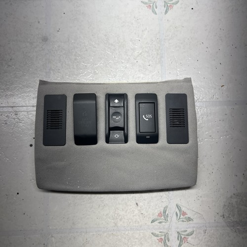04-10 BMW E60 E61 OVERHEAD HEADLINER TRIM PANEL MIC SUNROOF SOS SWITCH ...