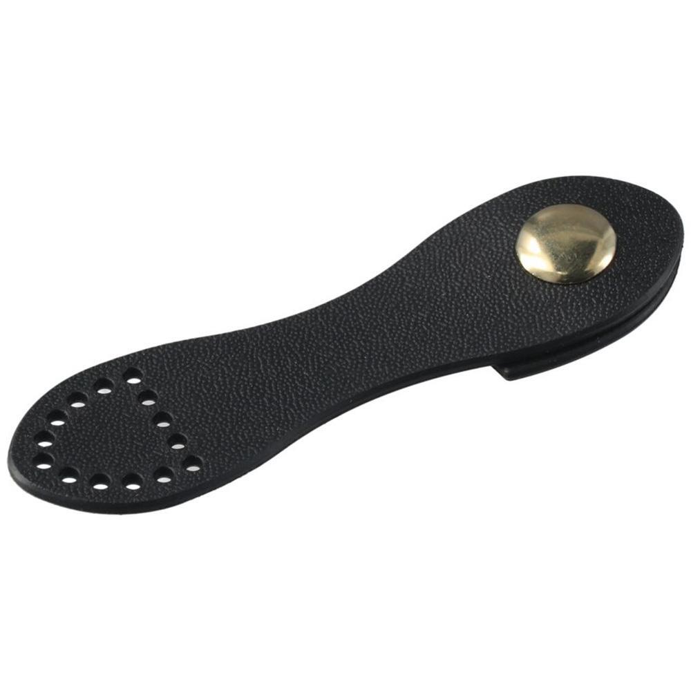 PU leather snap buckles Black button closures sewing accessories | eBay