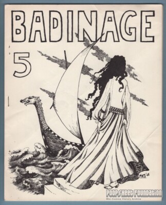 BADINAGE #5 sf fanzine MOY ROAD Archie Mercer PAUL KNAPP British final ...