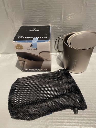 Snow Peak Titanium Trek 700 Mini Cookset Camping Cookware SCS-005T | eBay