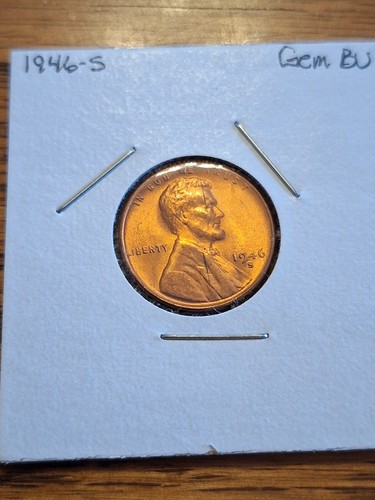1946 S Gem Bu Red Lincoln Cent | eBay