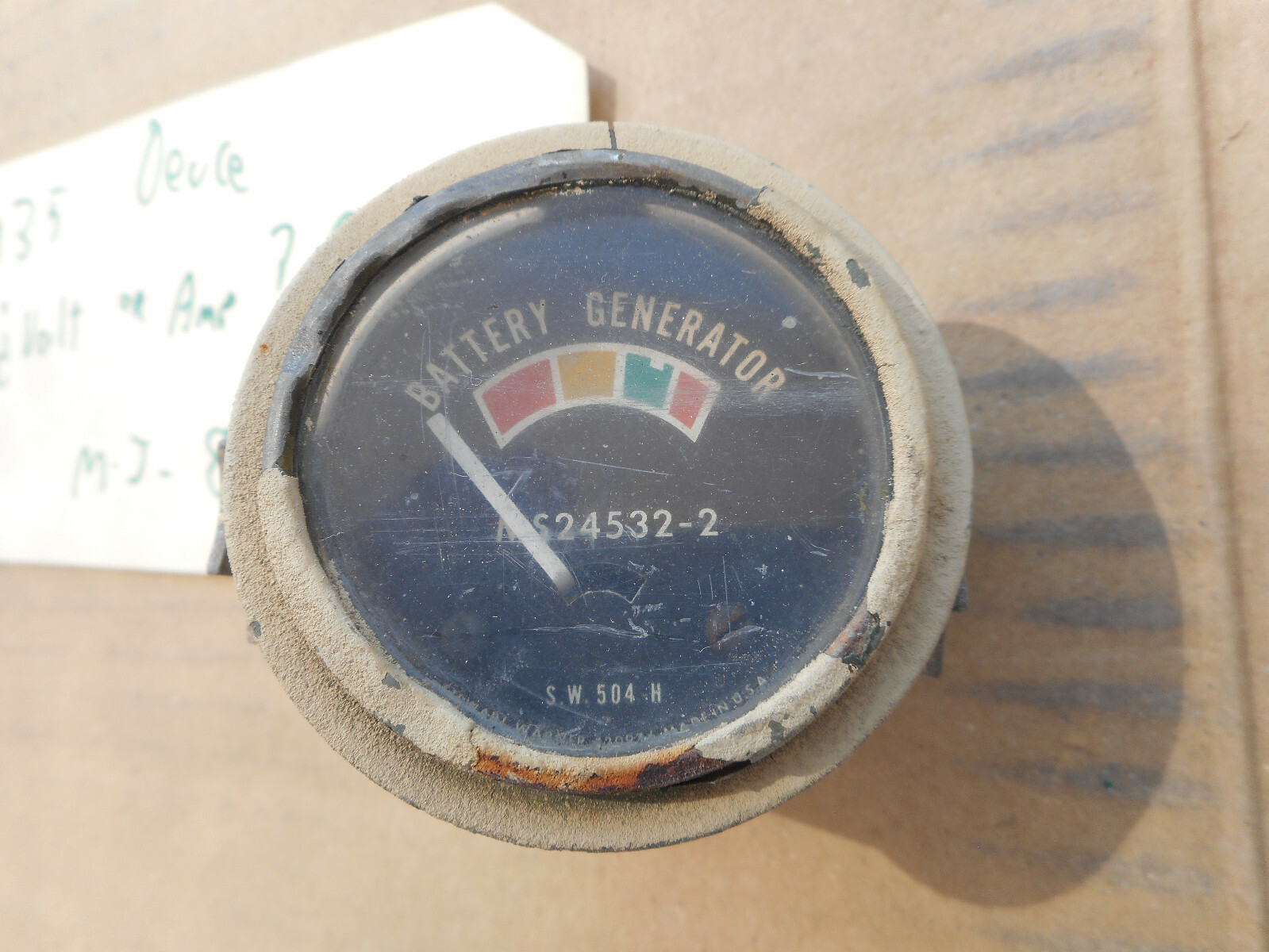 Military Truck M35 M35A2 M54 Deuce 5 Ton M35A2 ? 24 Volt Amp ? Battery ...
