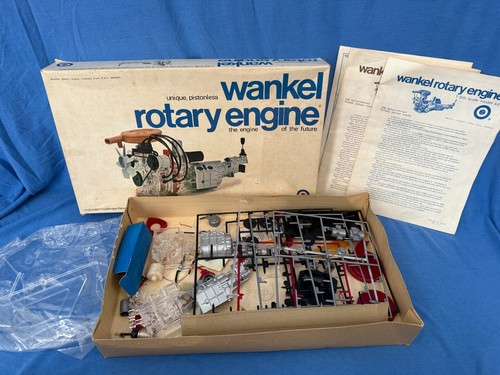 Vintage WANKEL ROTARY ENGINE Model Kit ENTEX 8201 1/5 Scale Mazda Japan ...