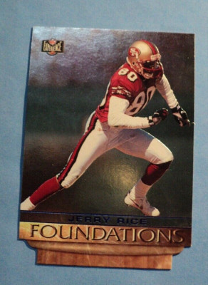 1996 ScoreBoard NFL Experience #F28 Foundations Jerry Rice NMT-EX AUCT ...