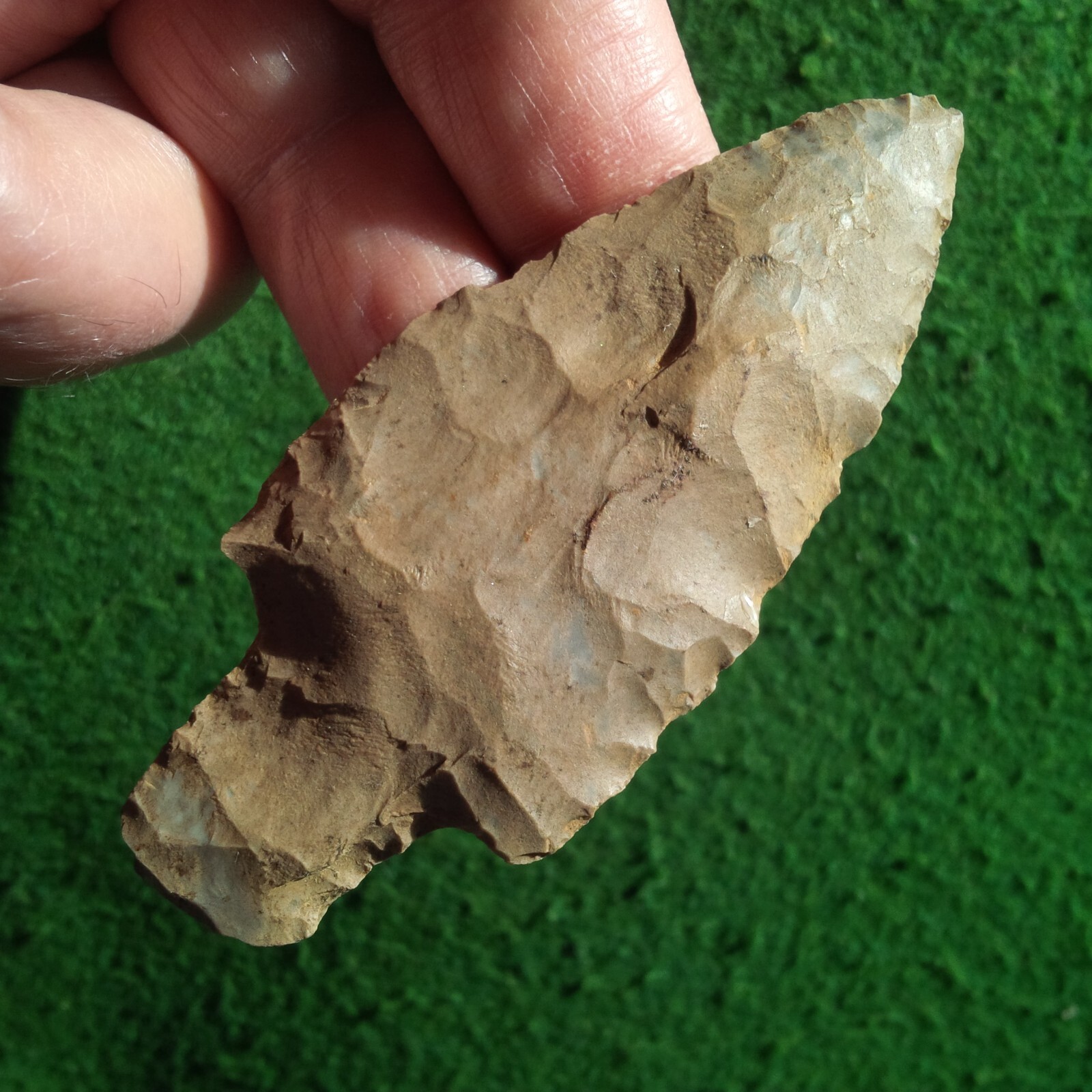 NICE 3-7/16" ADENA ROBBINS MEADE CO KENTUCKY ARROWHEAD Authentic Indian ...