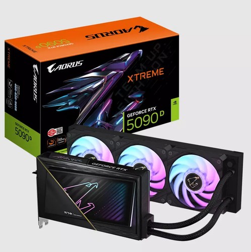 Gigabyte AORUS GeForce RTX 5090 D 32GB XTREME WATERFORCE FULL 4K Gaming ...