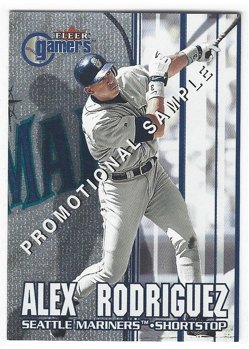 ALEX RODRIGUEZ 2000 FLEER GAMERS PROMOTIONAL SAMPLE MARINERS K2 | eBay