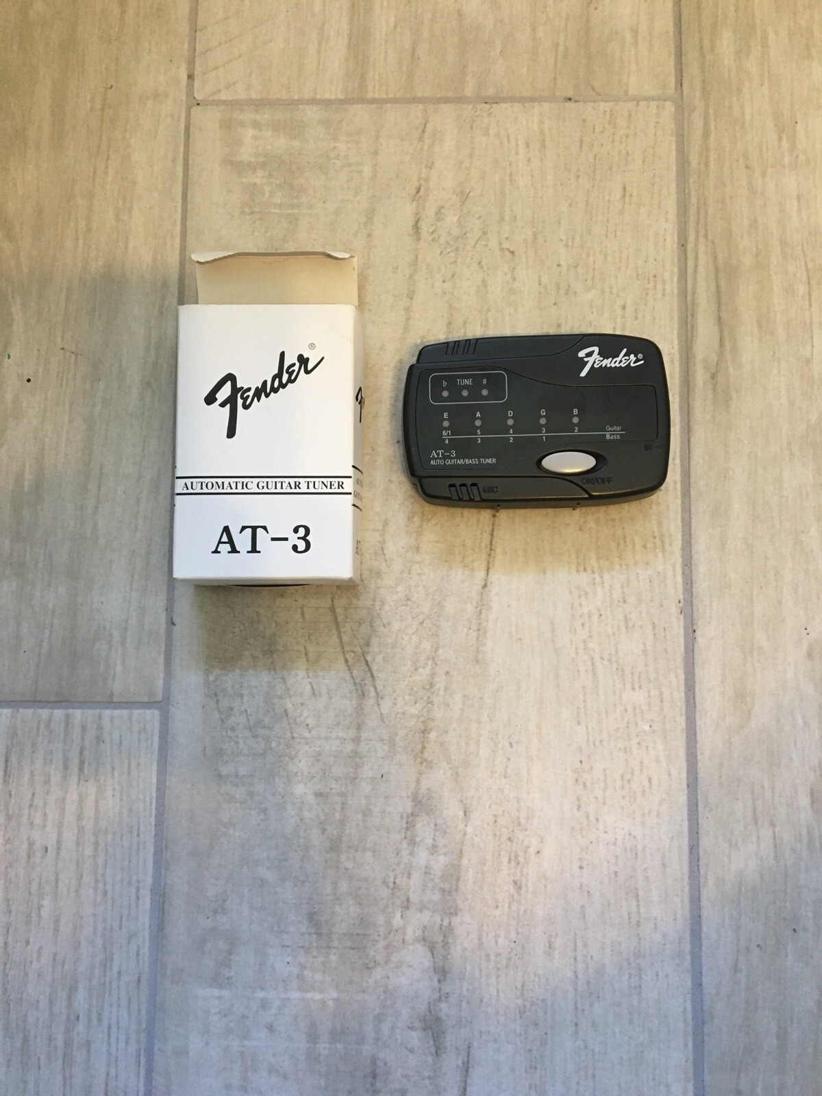Fender AT-3 Automatic Guitar Tuner Black With Box And Manual | eBay