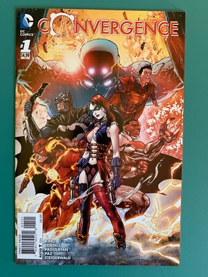 Convergence #1 (DC Comics 2015) Tony Daniel Variant Harley Quinn | eBay