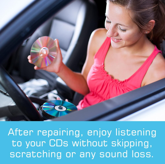 Maxell 190510 Disc Scratch Cleaner & Repair Kit for CD/DVD - Eliminates ...