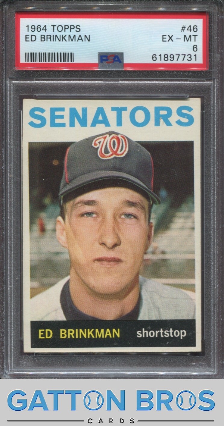 1964 Topps Ed Brinkman #46 PSA 6 EX-MT | eBay