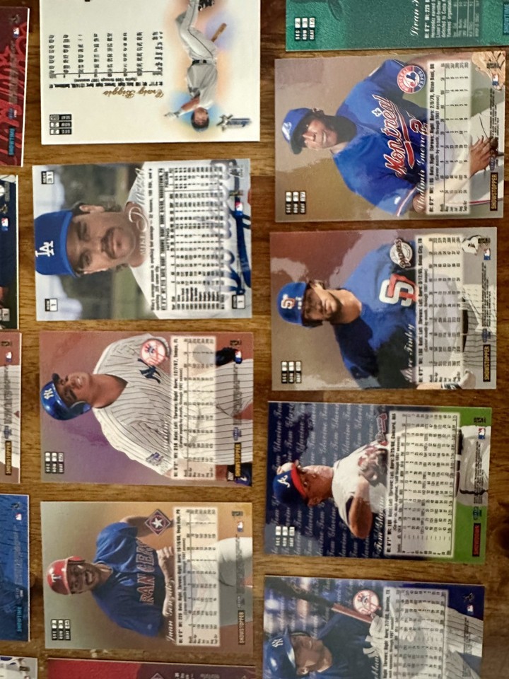 1997-1998 FLAIR SHOWCASE BASEBALL STARS, HOF, SHOWSTOPPERS, SHOWTIME ...